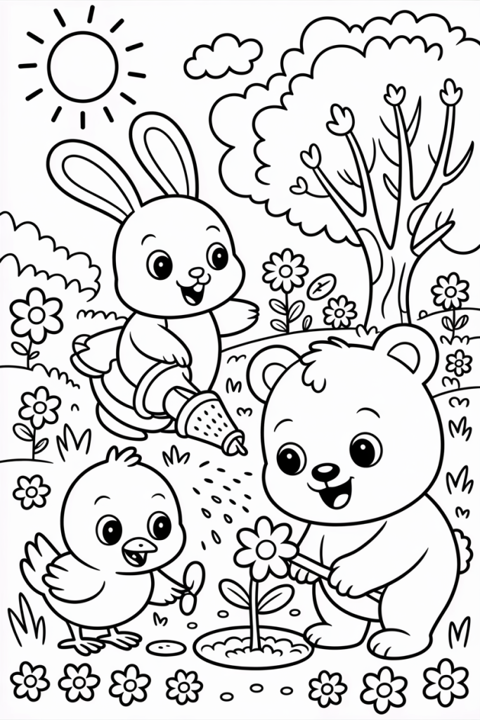 100+ Preschool Coloring Pages 🎨 Free Printable Fun & Learning