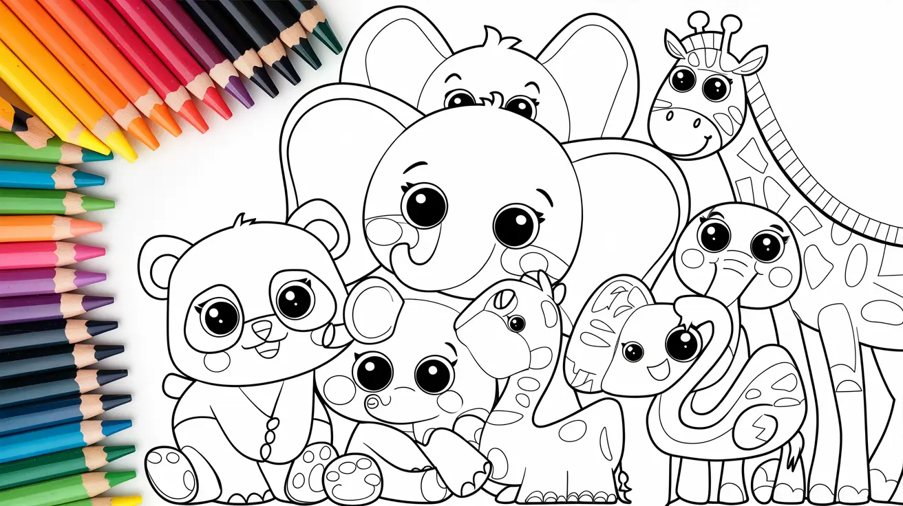 Cute Coloring Pages for Kids – Free, Fun & Easy to Print