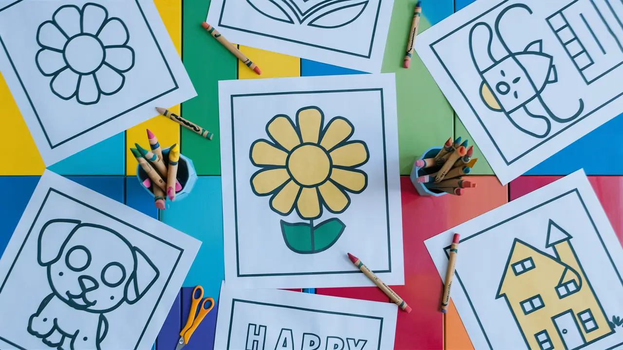 100+ Preschool Coloring Pages 🎨 Free Printable Fun & Learning