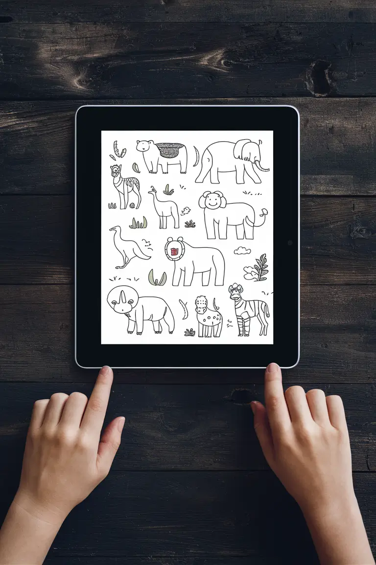 Fun Zoo Animal Coloring Pages – Free Printables for Kids