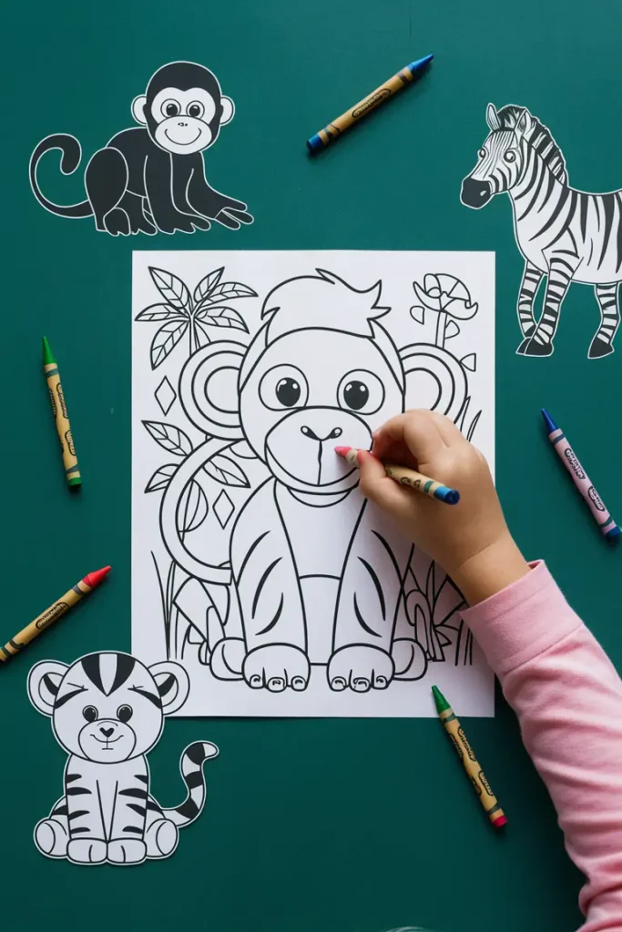 Fun Zoo Animal Coloring Pages – Free Printables for Kids