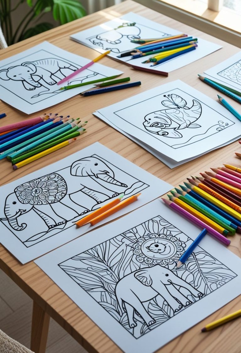 Animal Coloring Pages for All Ages – Free, Fun, and Printable!