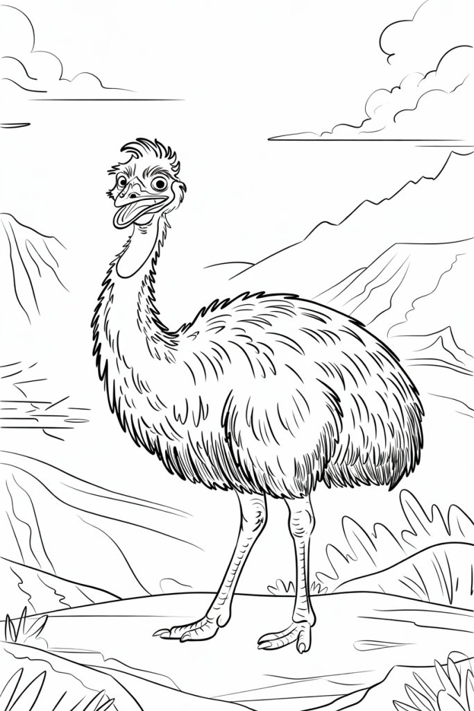 21+ Free Emu Coloring Pages – Printable Fun for All Ages!