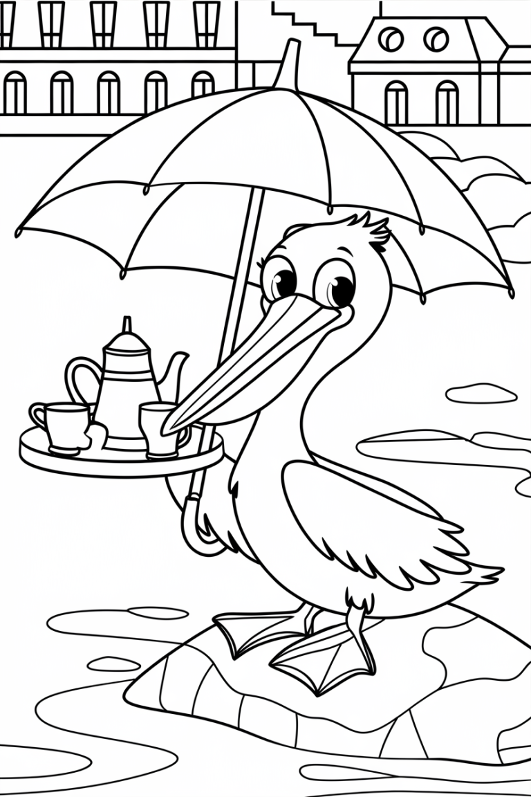 17+ Pelican Coloring Pages – Free Printable Sheets for Kids & Adults