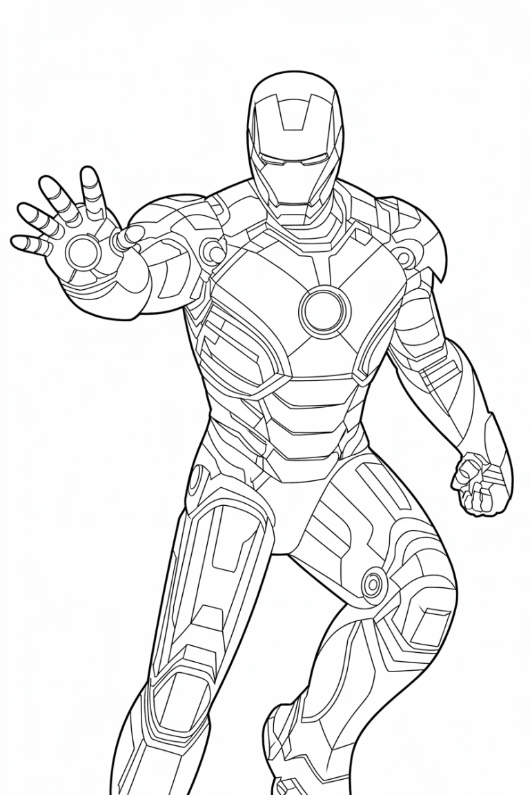 50+ Superhero Coloring Pages for Kids & Adults