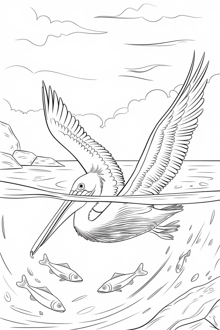 17+ Pelican Coloring Pages – Free Printable Sheets for Kids & Adults