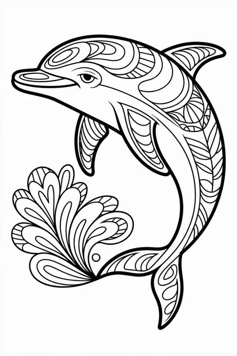 25+ Sea Animal Coloring Pages – Free Ocean Printable Sheets