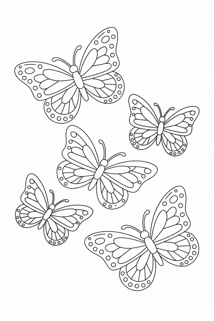 25+ Free Printable Butterfly Coloring Pages (PDF)