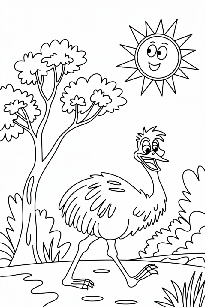 21+ Free Emu Coloring Pages – Printable Fun for All Ages!