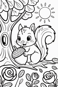 30+ Nature Coloring Pages Printable for All Ages