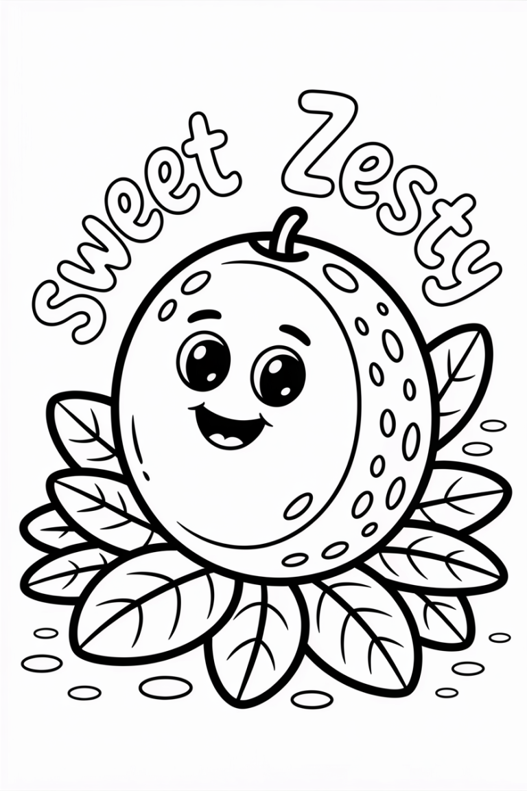 15+ Kiwi Fruit Coloring Pages–Fun & Free Printables for Kids
