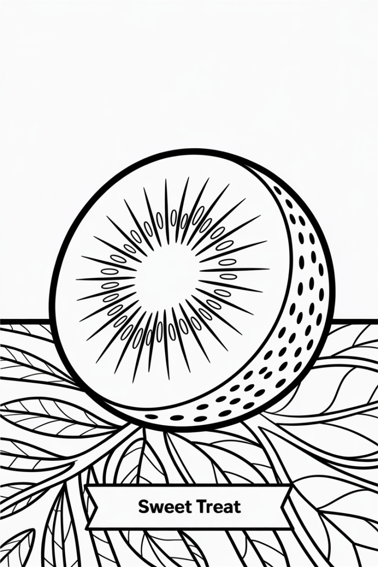 15+ Kiwi Fruit Coloring Pages–Fun & Free Printables for Kids
