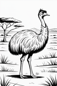 21+ Free Emu Coloring Pages – Printable Fun for All Ages!
