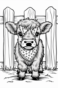 15+ Adorable Calf Coloring Pages You’ll Love (Free Printable Sheets ...