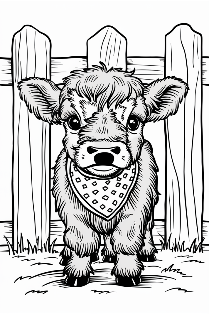 15+ Adorable Calf Coloring Pages You’ll Love (Free Printable Sheets ...