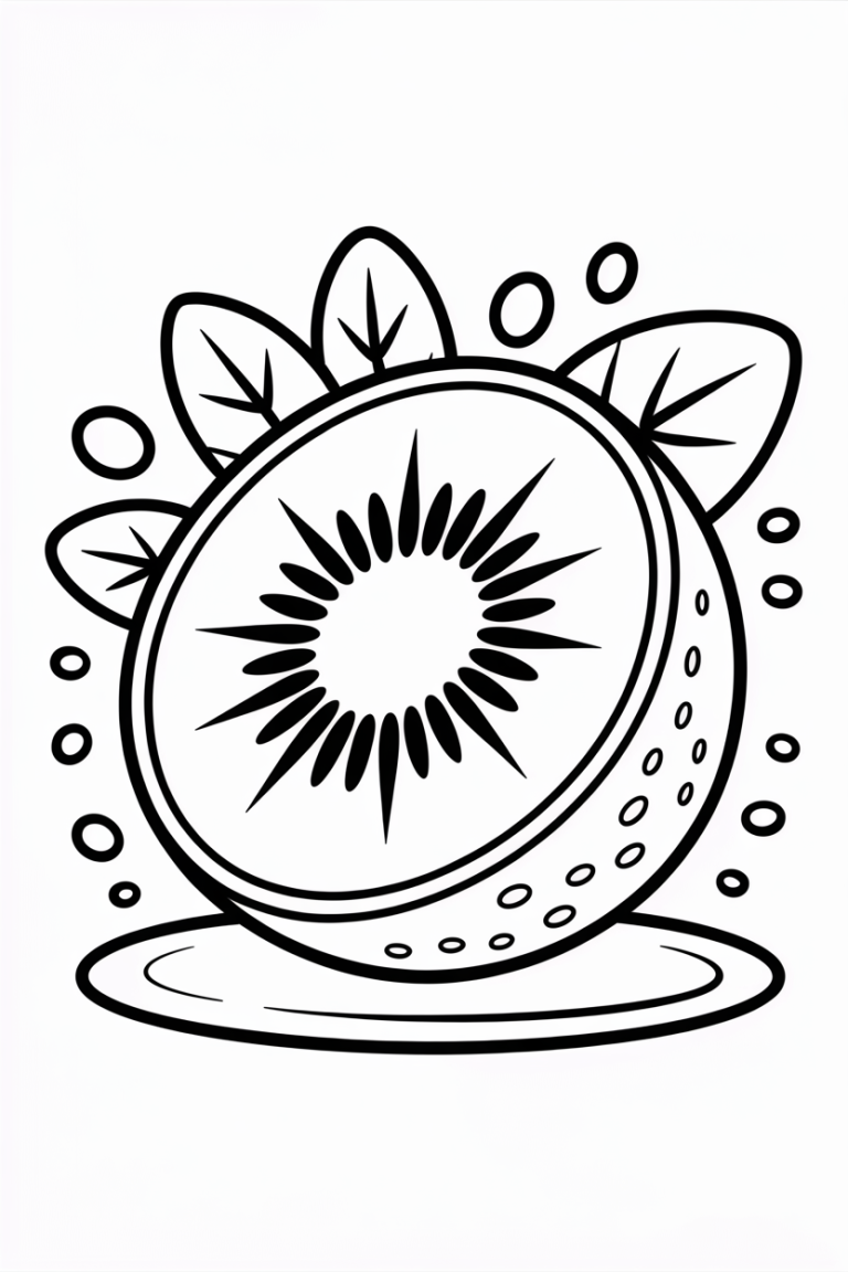 15+ Kiwi Fruit Coloring Pages–Fun & Free Printables for Kids