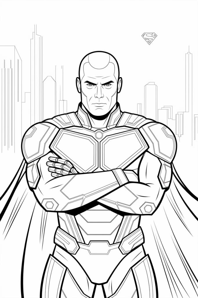 50+ Superhero Coloring Pages for Kids & Adults