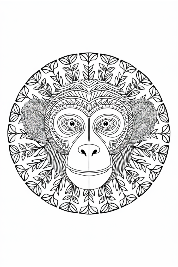 25+ Monkey Coloring Pages – Free Printables for Kids (PDFs)