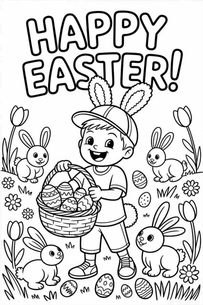 Free Easter Coloring Pages for Kids – Download & Print Now!