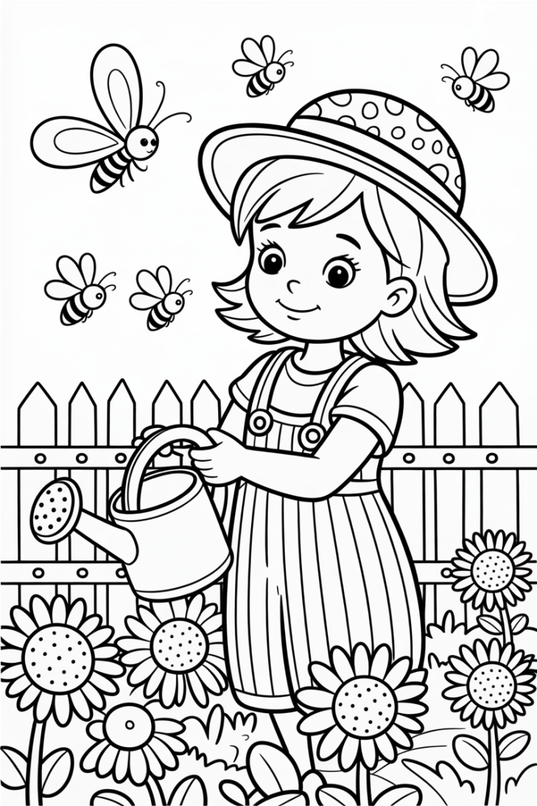 30+ Nature Coloring Pages Printable for All Ages