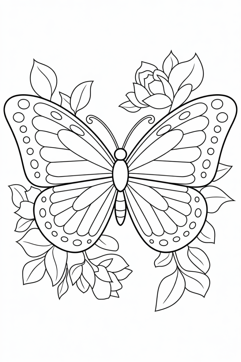 25+ Free Printable Butterfly Coloring Pages (PDF)