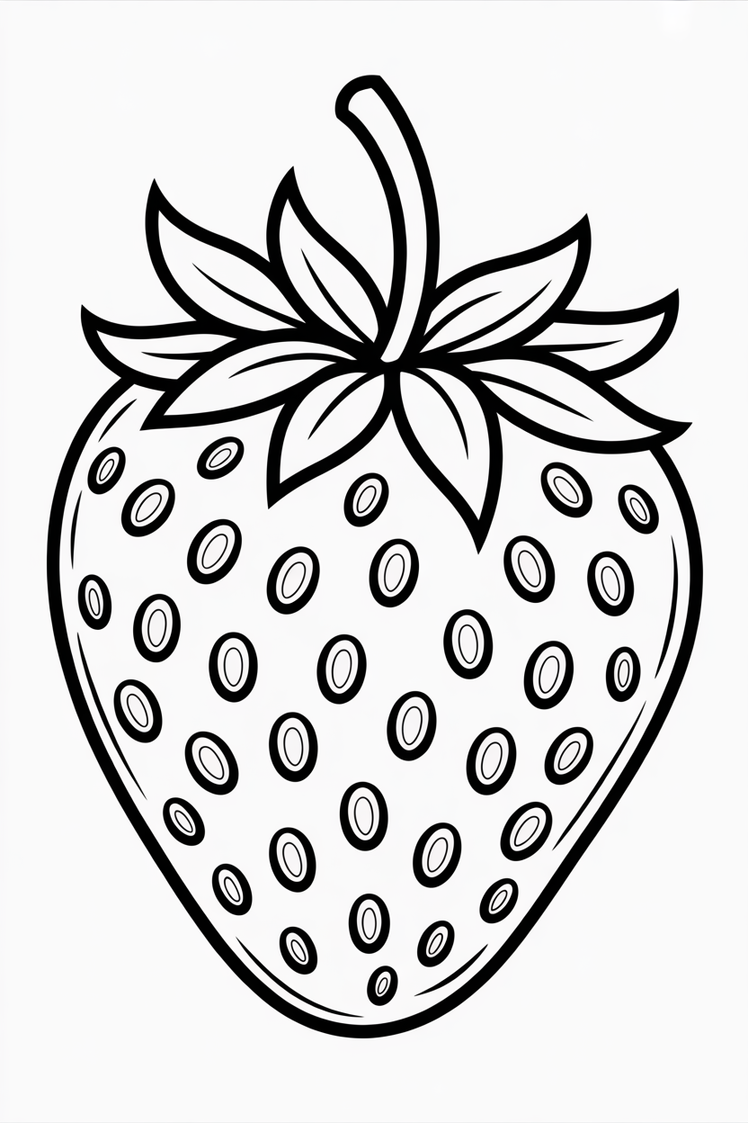 21+ Stunning Fruits Coloring Pages for Kids: Printable Fun & Healthy ...