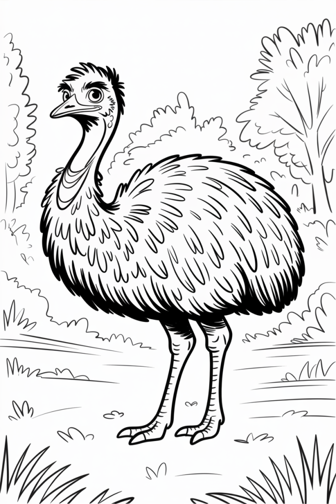21+ Free Emu Coloring Pages – Printable Fun for All Ages!