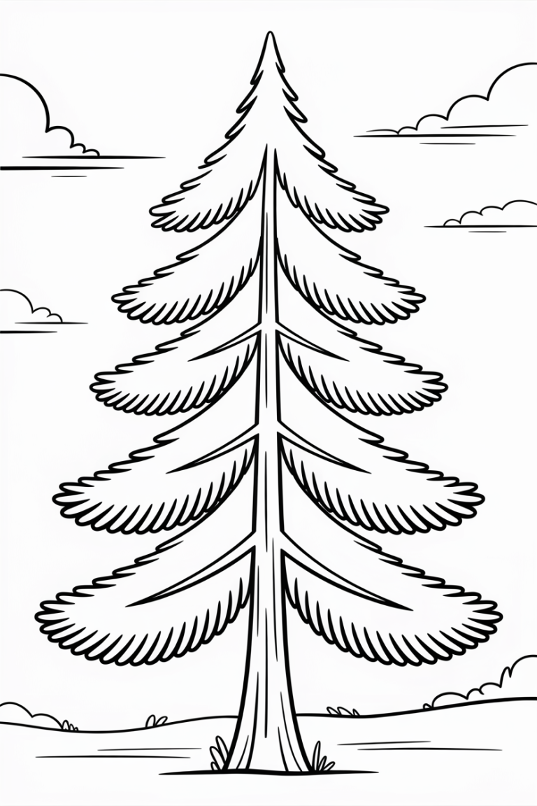 30+ Nature Coloring Pages Printable for All Ages