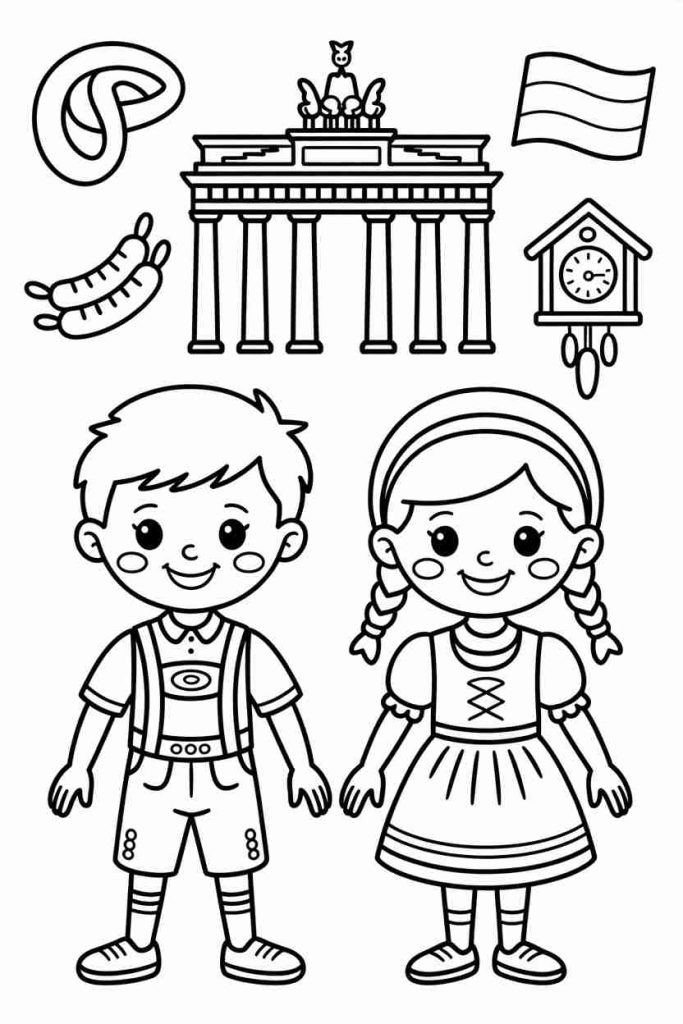 50+ Germany Coloring Pages 🇩🇪 | Free Printables to Download