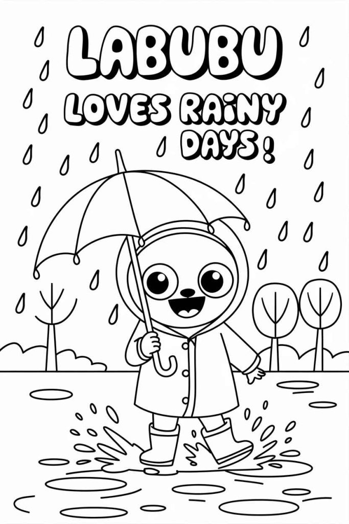 25+ Labubu Coloring Pages Printable & Free for Kids