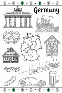50+ Germany Coloring Pages 🇩🇪 | Free Printables to Download