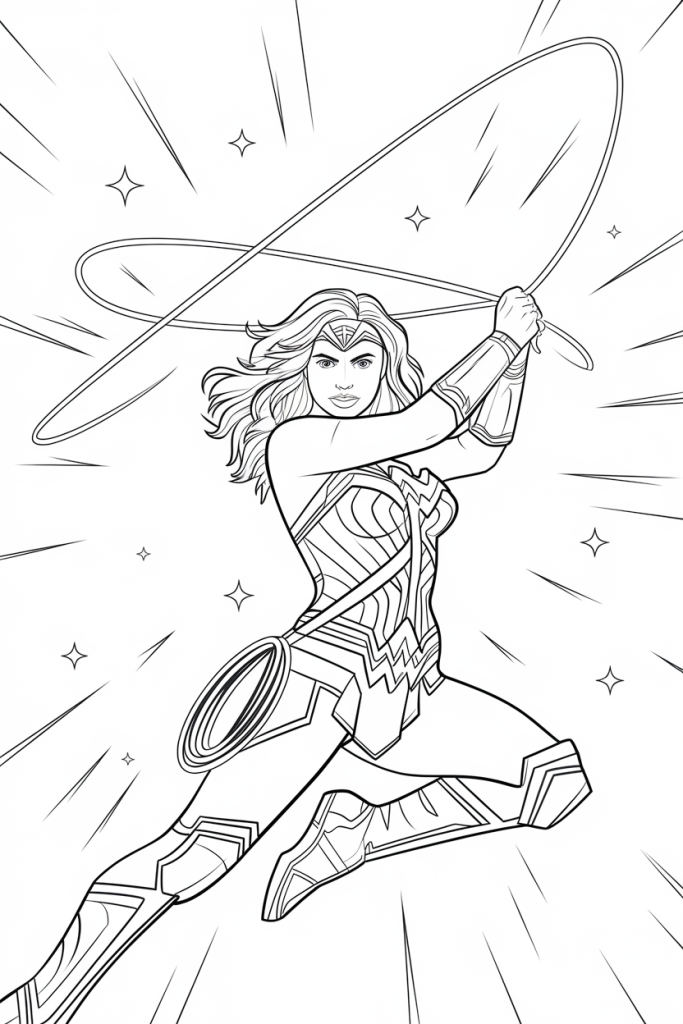 50+ Superhero Coloring Pages for Kids & Adults