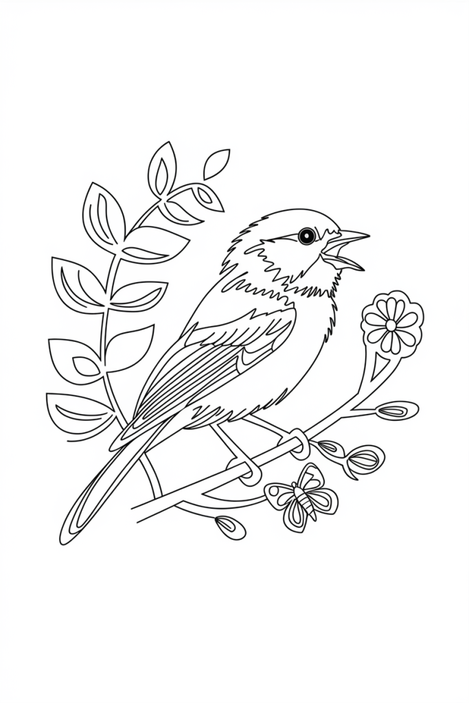 30+ Nature Coloring Pages Printable for All Ages