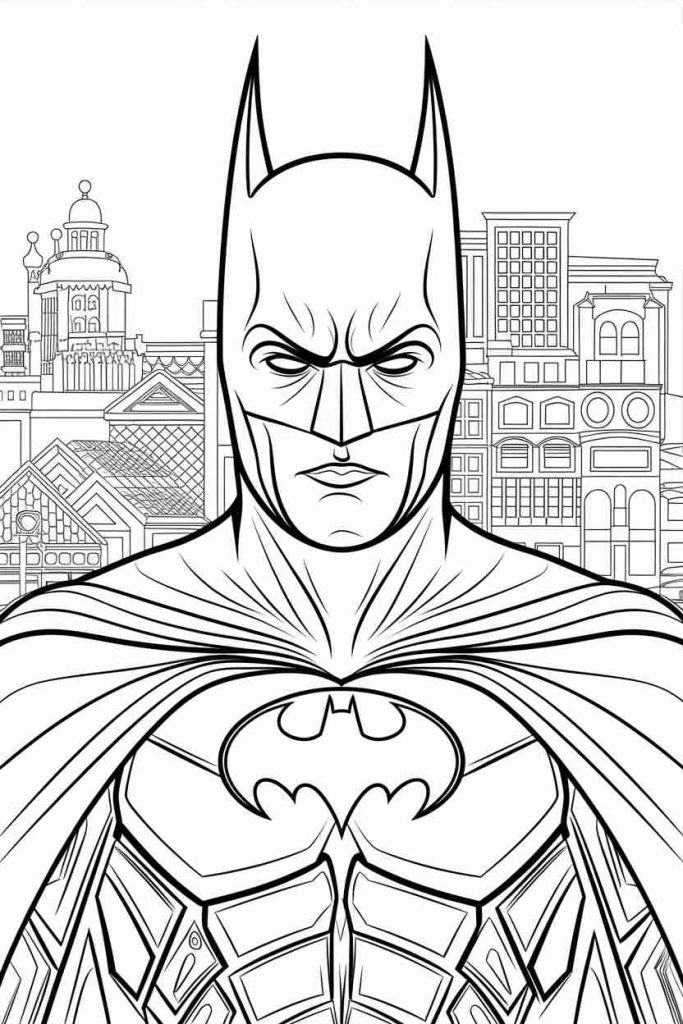 21+ Free & Easy Batman Coloring Pages to Print 🦇🖍️
