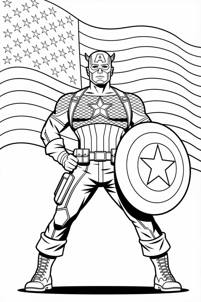 50+ Superhero Coloring Pages for Kids & Adults