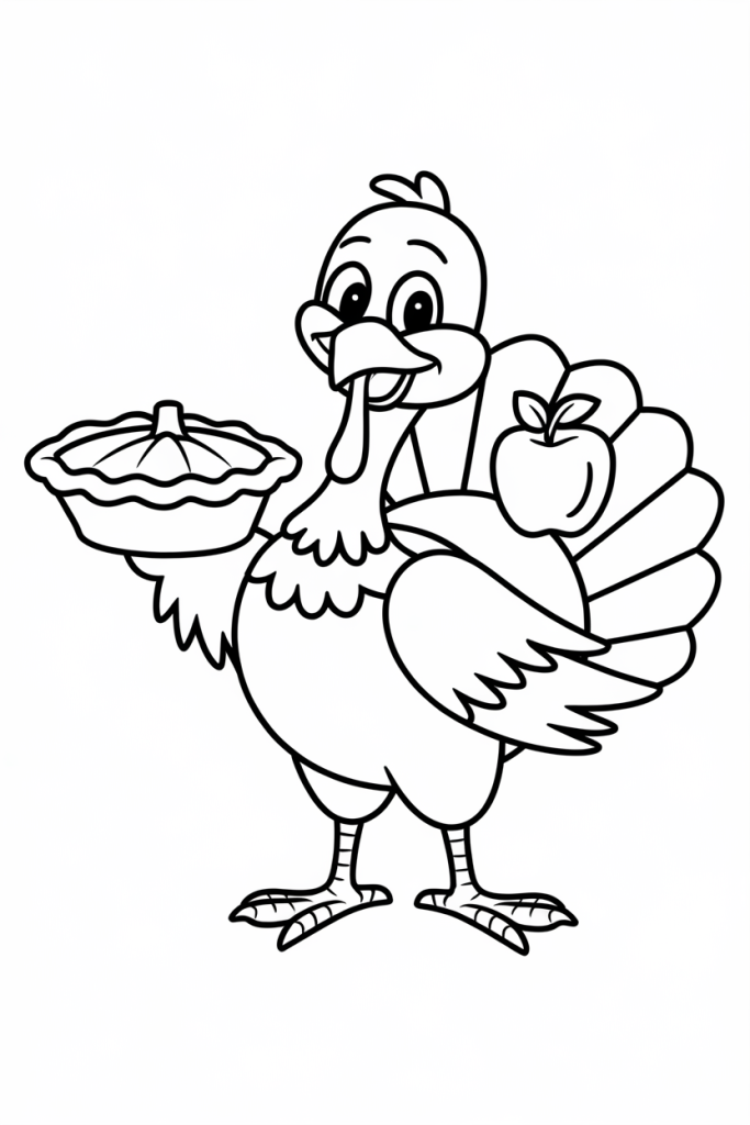 25+ Stunning Turkey Coloring Pages (Free & Printable) For All