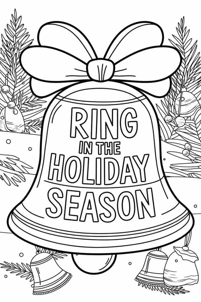50+ Holiday Coloring Pages – Free Printables for Kids & Fun