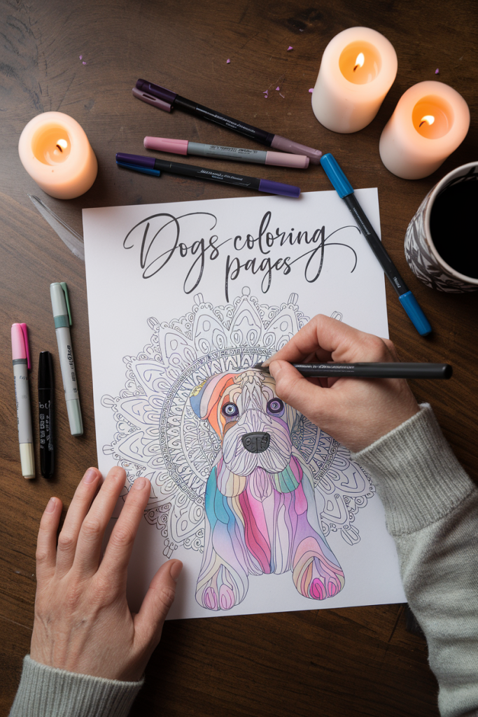 Dog Coloring Pages – Free Printable Cute & Funny Designs