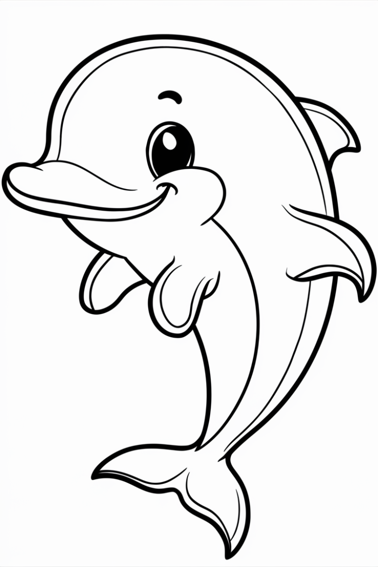 21+ Dolphin Coloring Pages Printable Free – Download & Dive In!