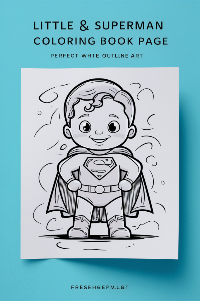 50+ Free Printable Superman Coloring Pages (PDF Download)