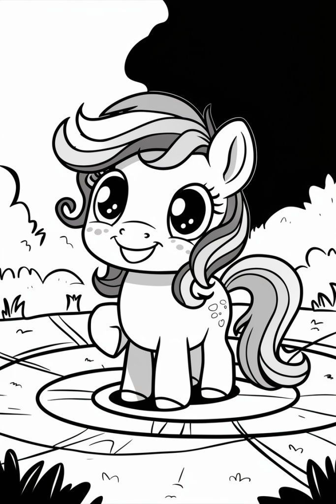 Pony Coloring Pages – Free & Printable Fun for Kids