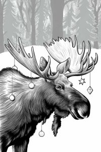 40+ Moose Coloring Pages 🦌🎨 | Free & Fun Printables 2025