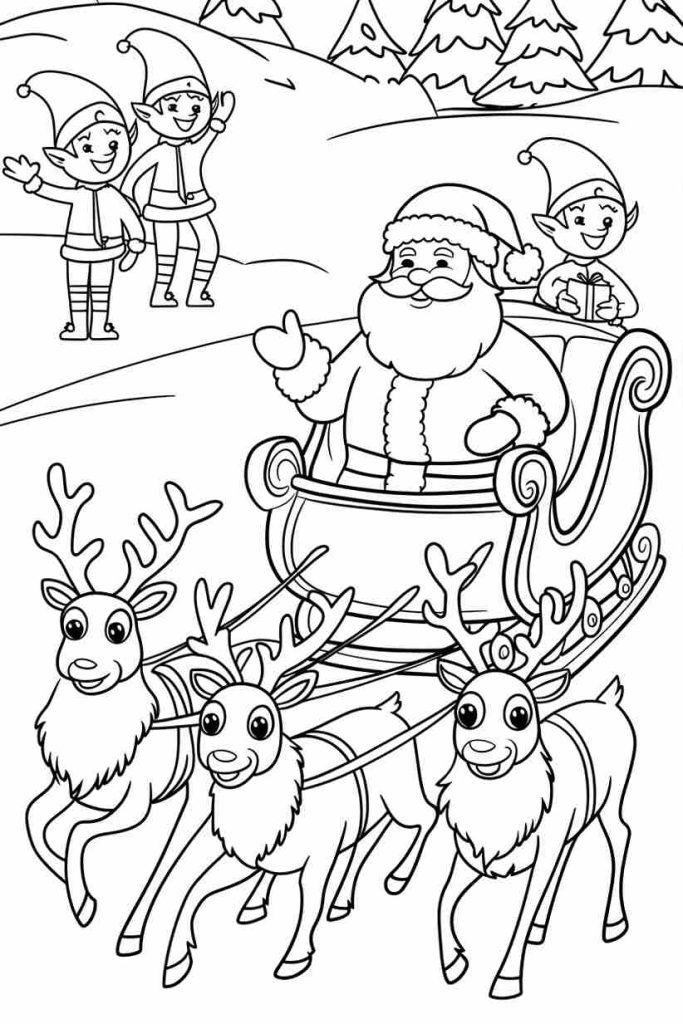 50+ Holiday Coloring Pages – Free Printables for Kids & Fun