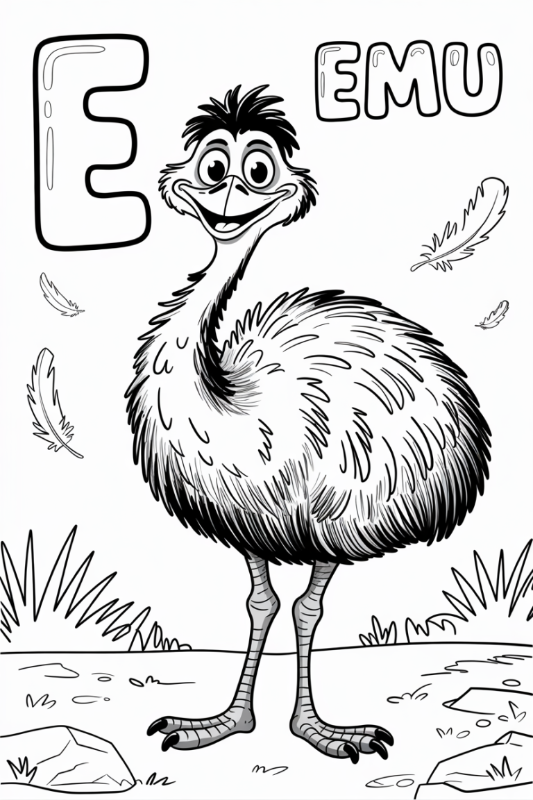 21+ Free Emu Coloring Pages – Printable Fun for All Ages!