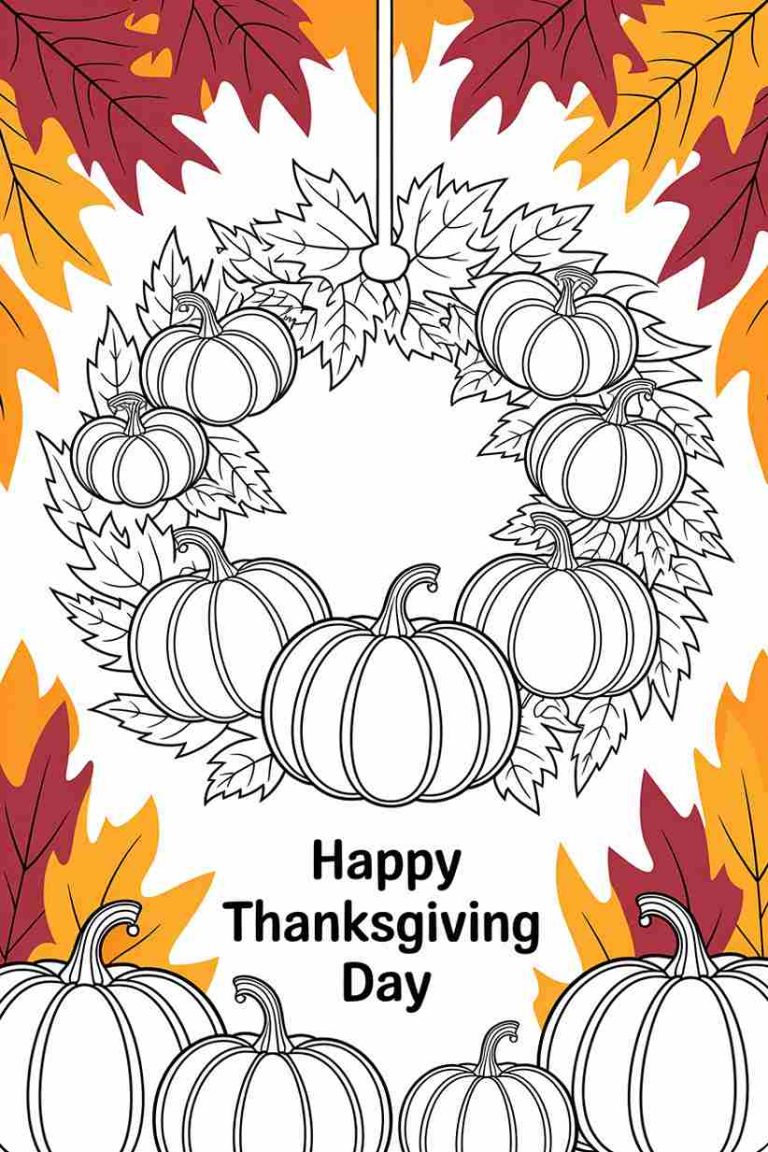 50+ Holiday Coloring Pages – Free Printables for Kids & Fun