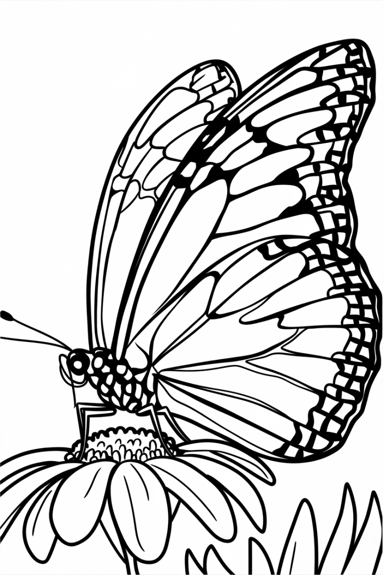 25+ Free Printable Butterfly Coloring Pages (PDF)