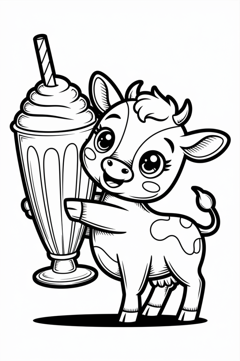 15+ Adorable Calf Coloring Pages You’ll Love (Free Printable Sheets ...