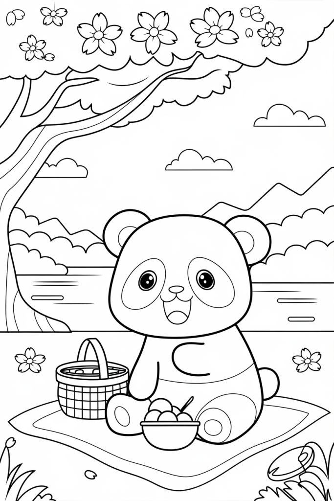 Panda Coloring Pages – Free, Cute & Printable Fun for All