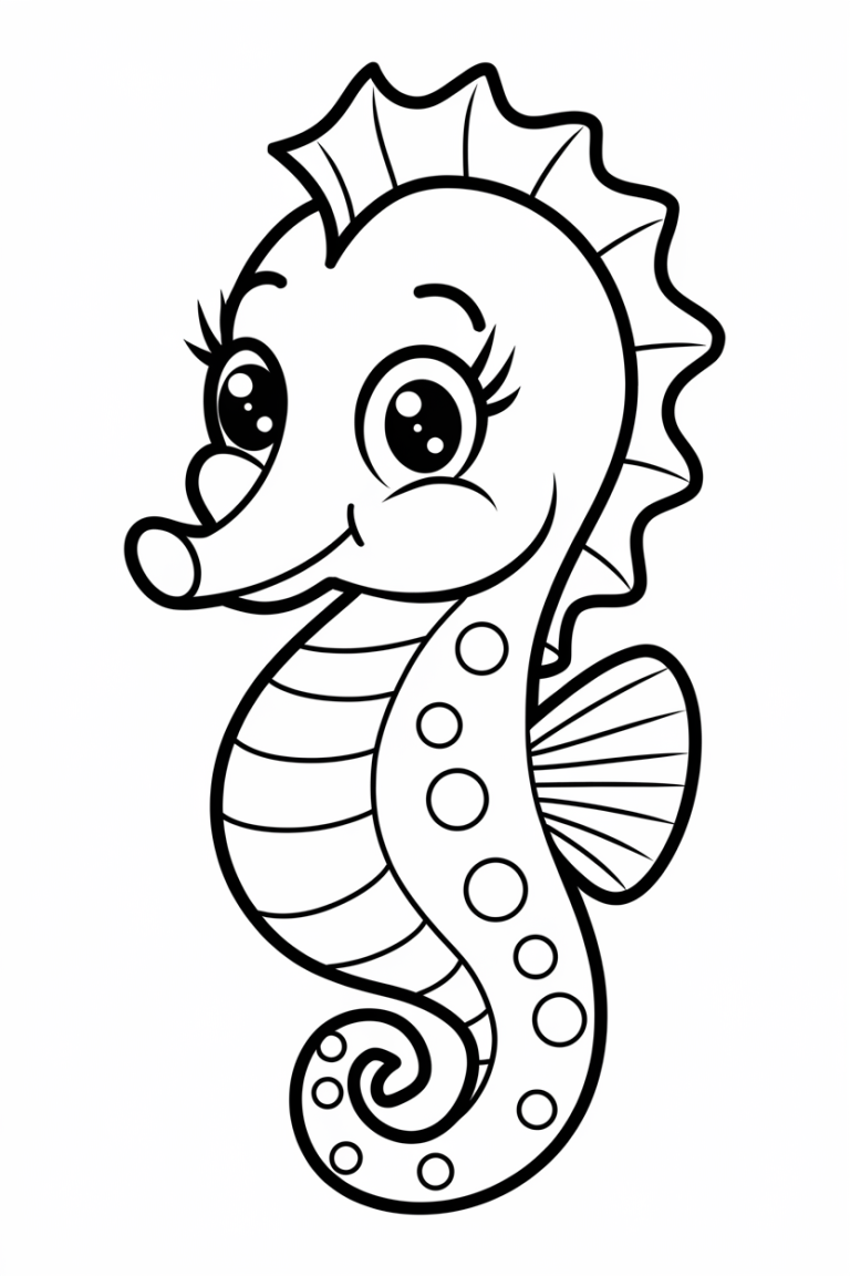 25+ Sea Animal Coloring Pages – Free Ocean Printable Sheets