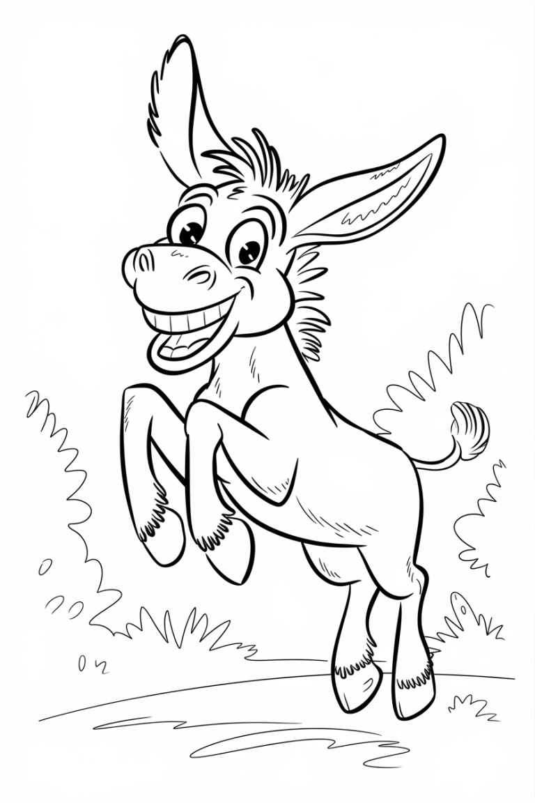 17+ Free Shrek Coloring Pages for Kids & Adults
